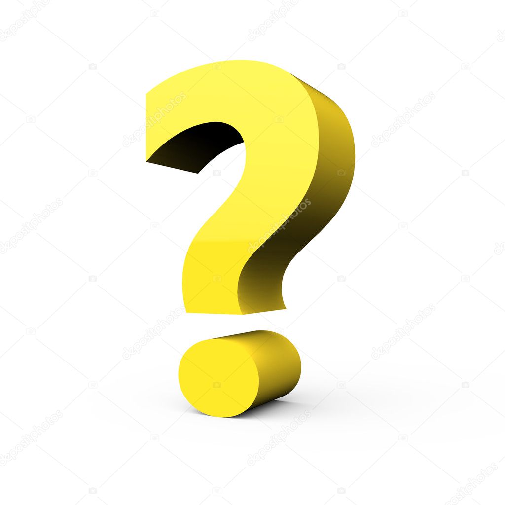 Light yellow question mark Stock Photo by ©HstrongART 128129660