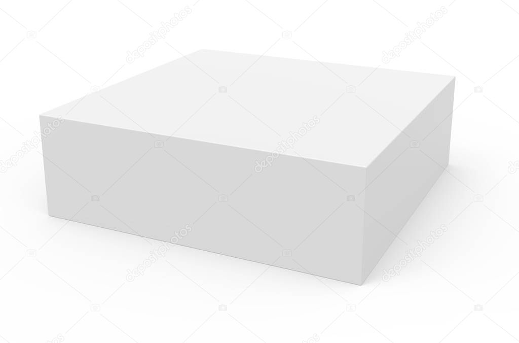 Thin blank template box model — Stock Photo © HstrongART #128907362
