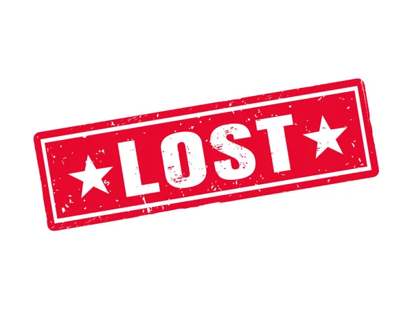 Broke Red Stamp Style White Background Stock Vector Image by ...