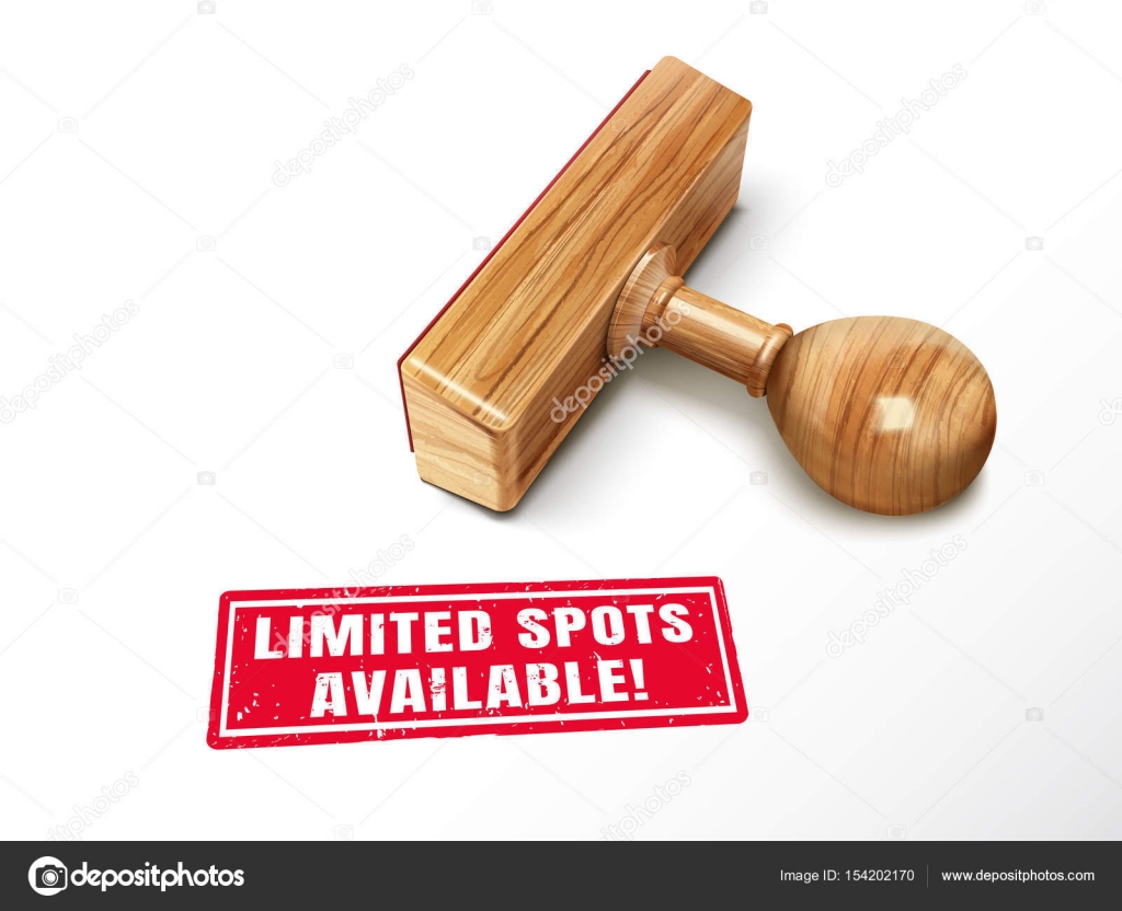 Limited spots available and stamp Stock Vector Image by ©HstrongART ...