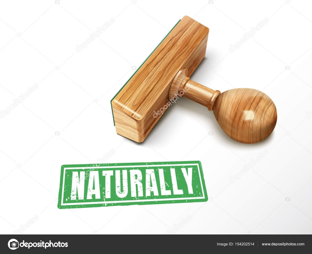 Naturally text and stamp Stock Vector by ©HstrongART 154202514