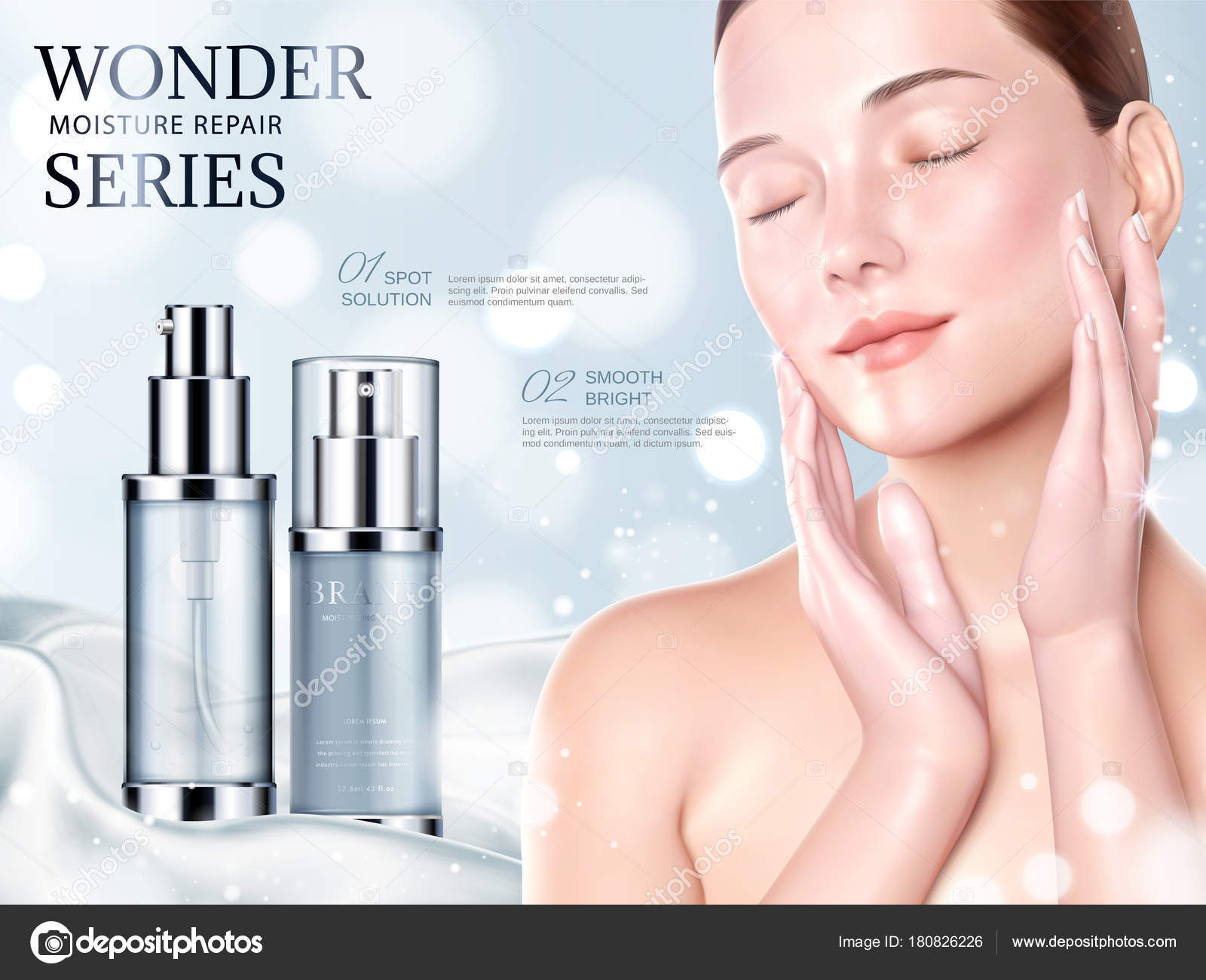 Skincare cosmetic ads Stock Vector by ©HstrongART 180826226