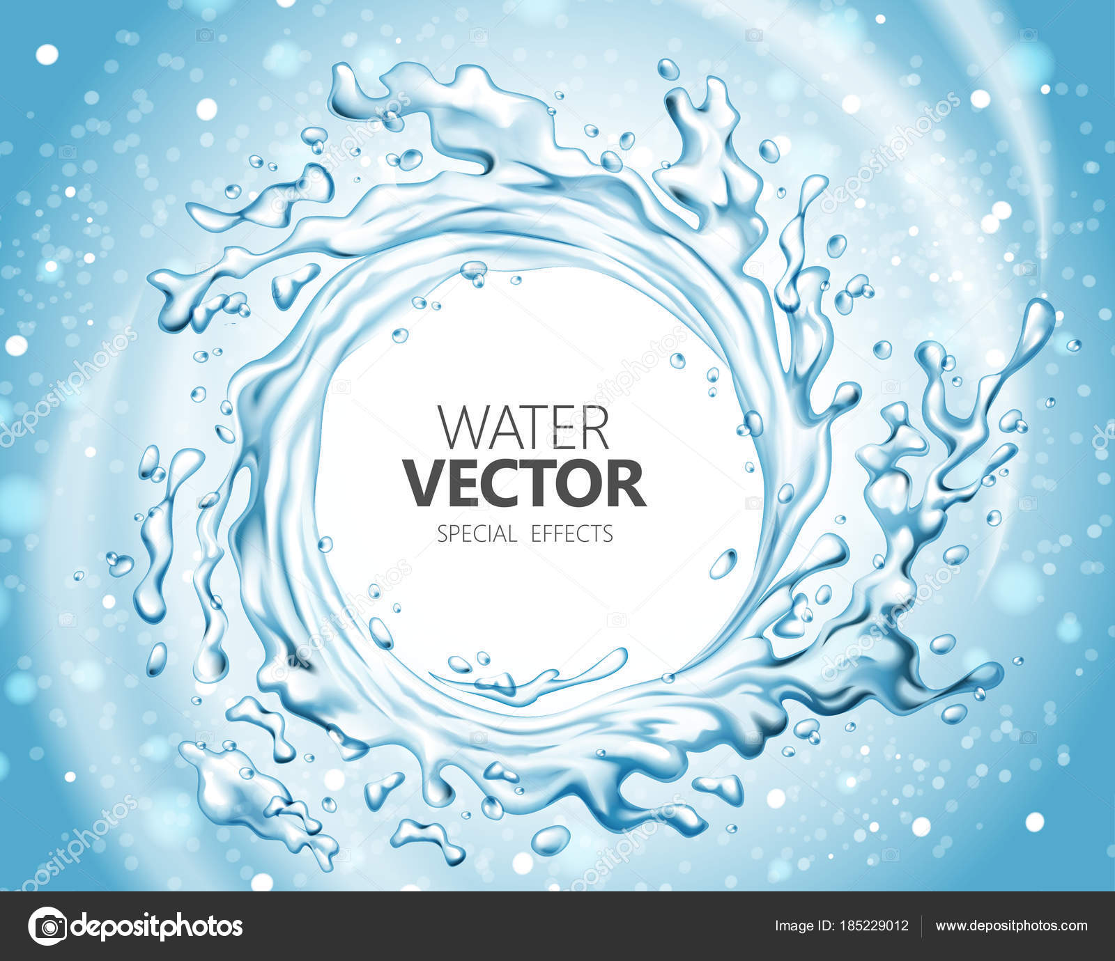 Water special effect Stock Vector by ©HstrongART 185229012