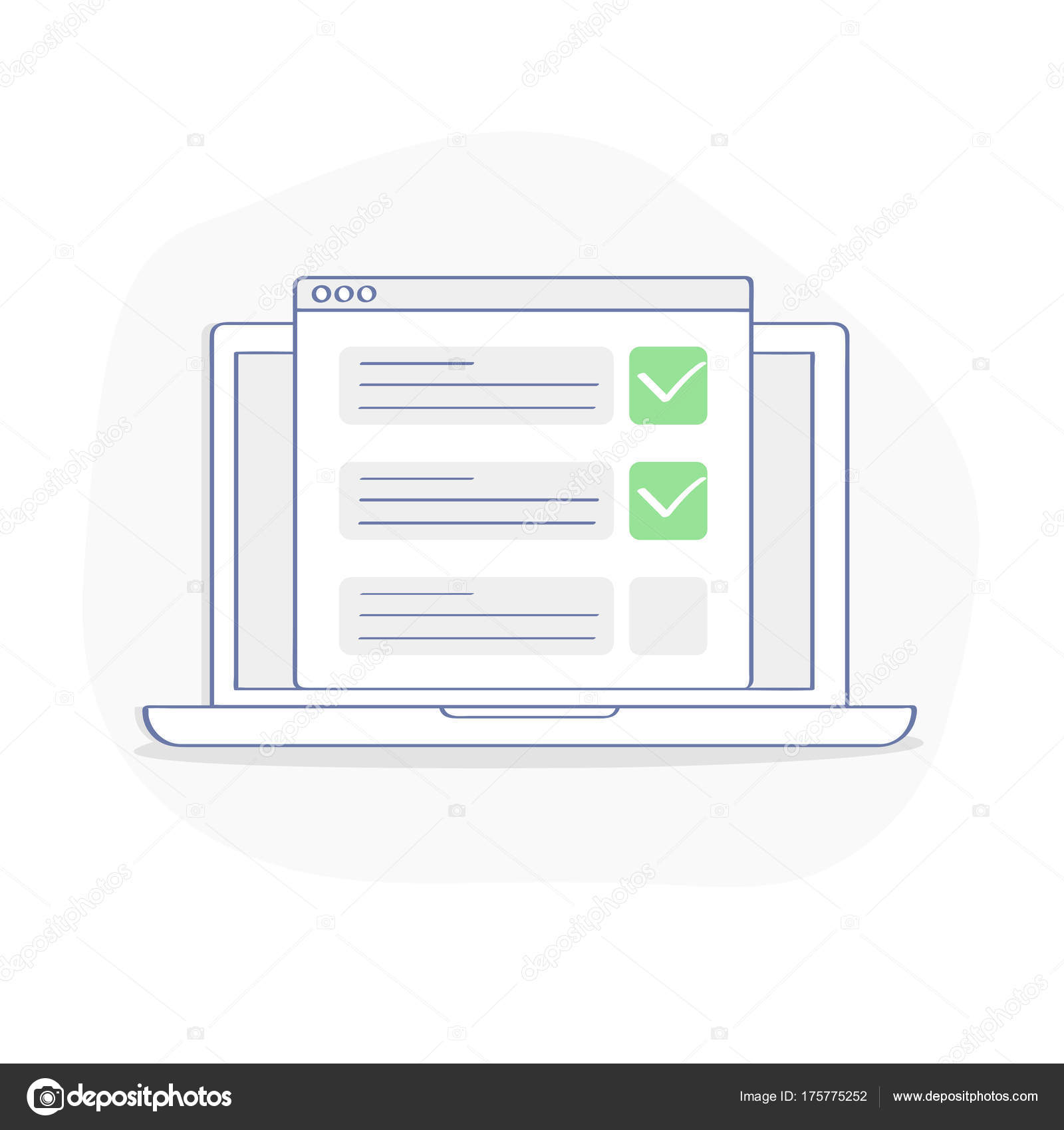 Checklist Laptop Display Checkboxes Check Mark List Purchases Tasks ... Checklist Laptop Display Checkboxes Check Mark List Purchases Tasks ...