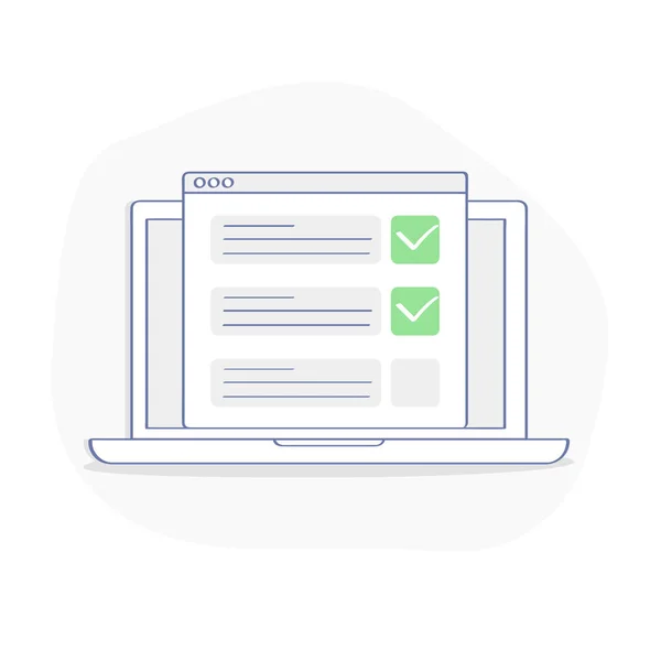 Checklist Tablet Display Checkboxes Check Mark List Purchases Tasks ...