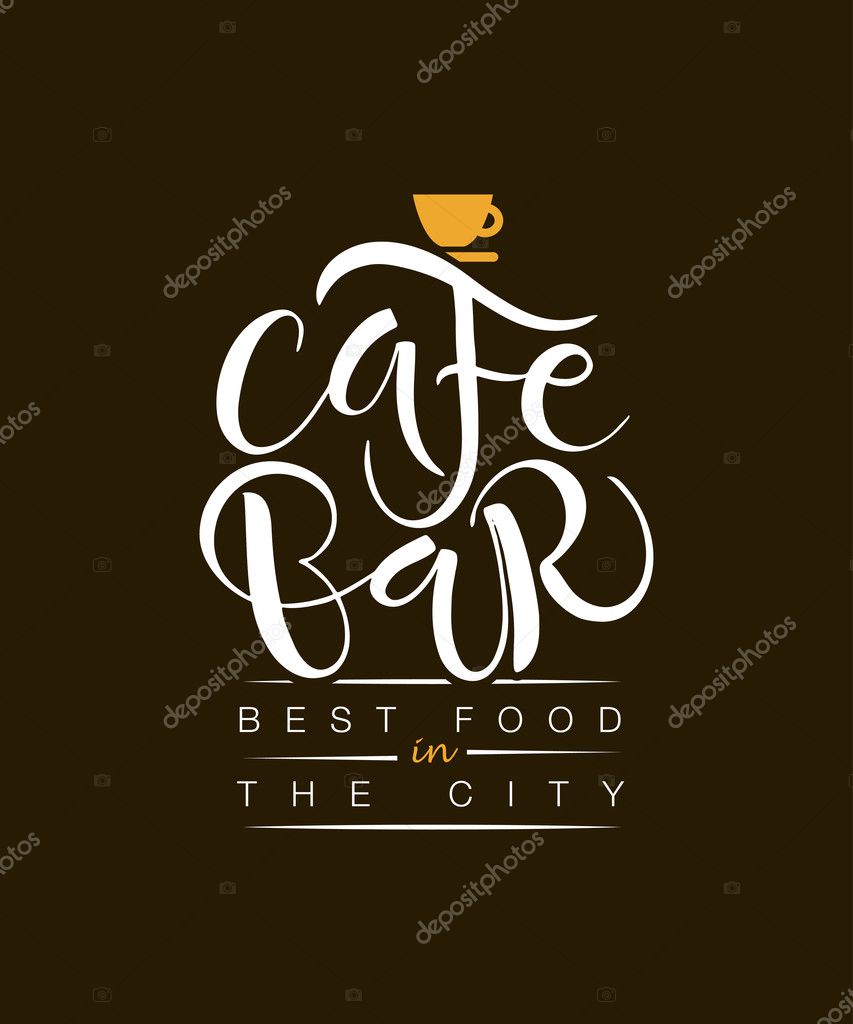 Catering logotype lettering typography Stock Vector Image by ©Svetana ...