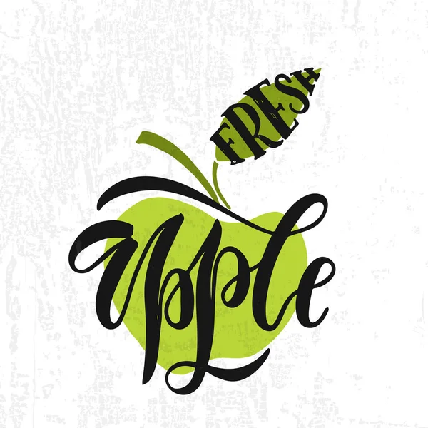 Apple lettering typography Stock Vector Image by ©Svetana_Kurako #146830027