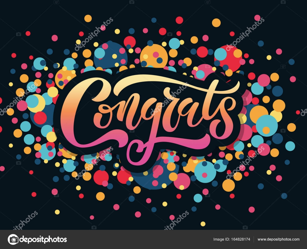 Sketched Congrats lettering Stock Vector Image by ©Svetana_Kurako ...