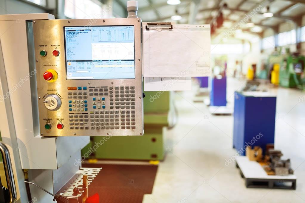 Factory equipped with cnc machines — Stock Photo © nd3000 #129978756