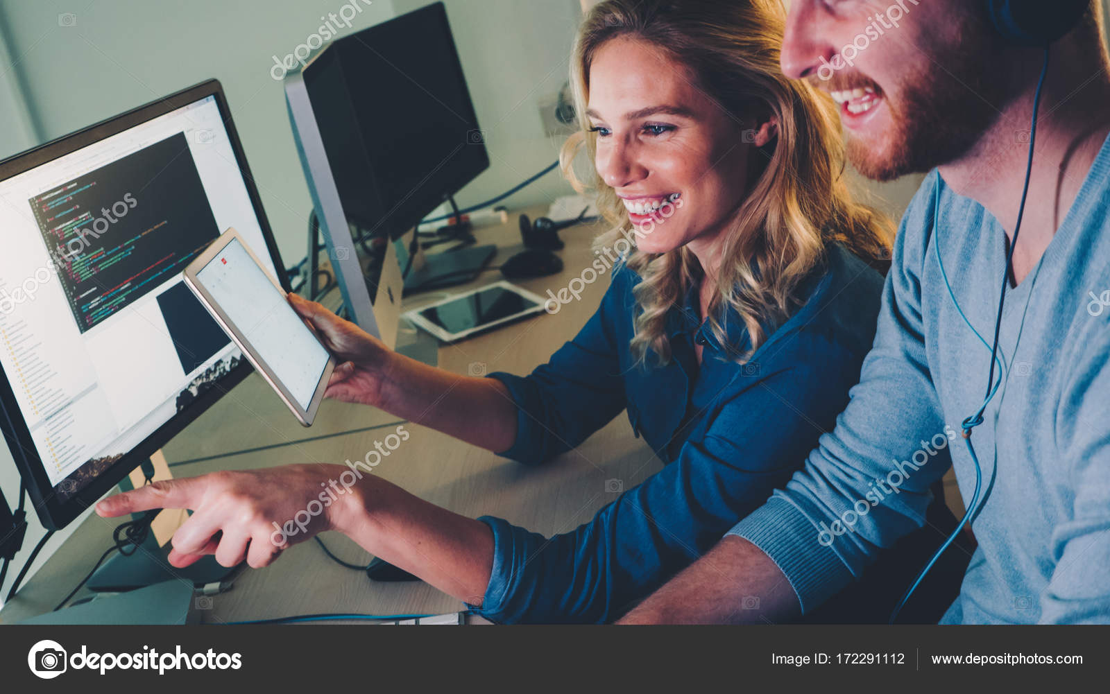 Software engineers working on project — Stock Photo © nd3000 #172291112