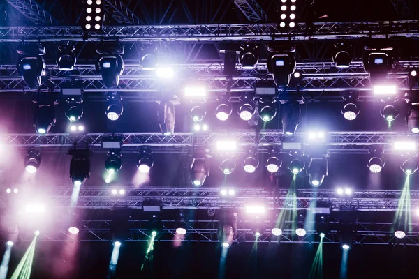 bright concert lighting on stage - Stock Image - Everypixel