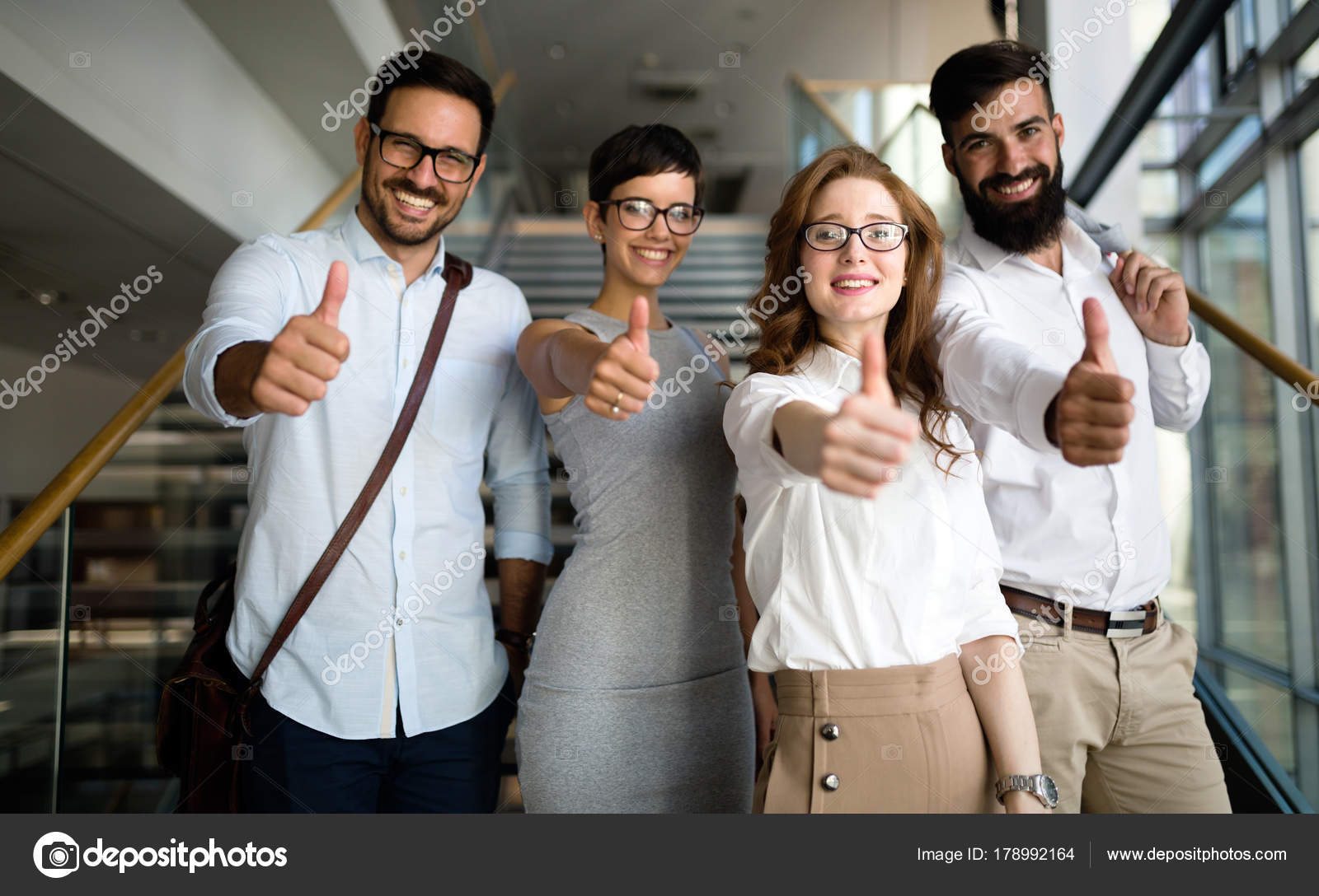Happy Employees Working