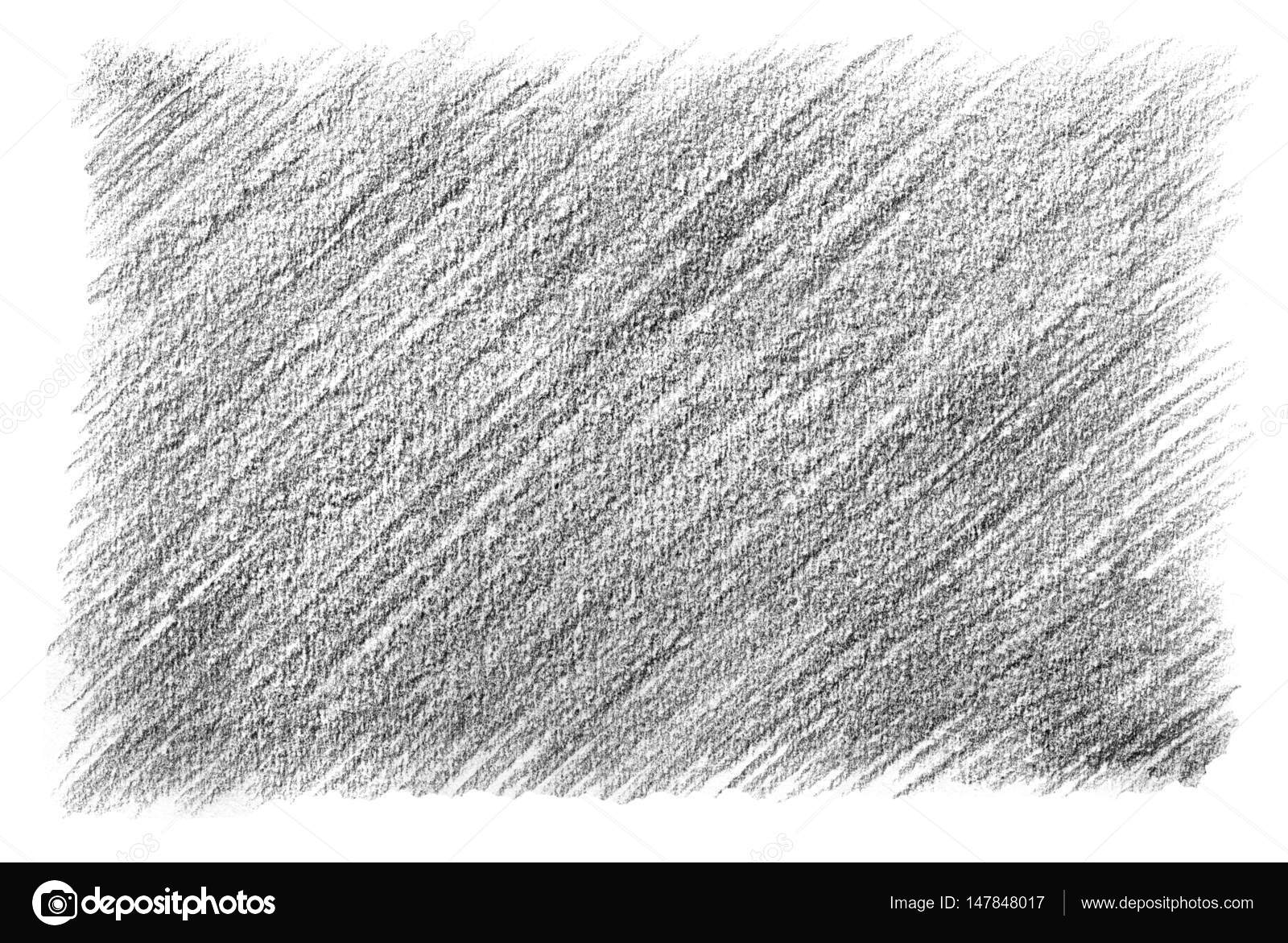 Black and white background: horizontal strokes of a graphite pencil on ...