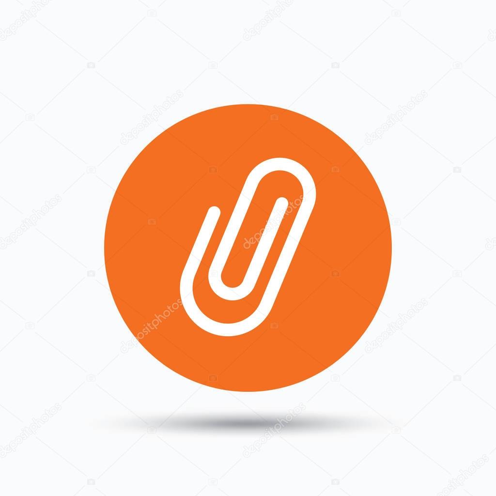 Icona di allegato. Segno di graffetta — Vettoriali Stock © Tanyastock ...