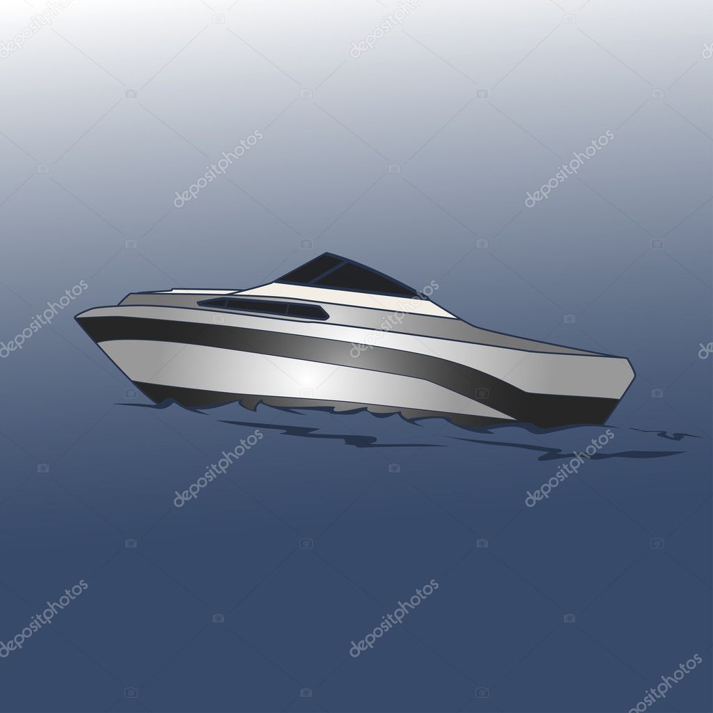 Boat for water walks Stock Vector by ©evgeniybore 126958726