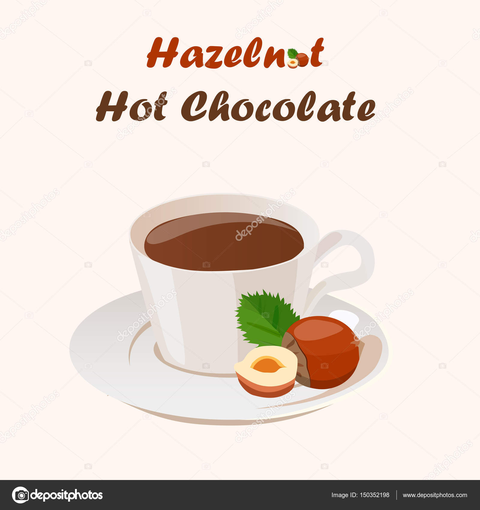 Hot chocolate cup — Stock Vector © StellaL #150352198