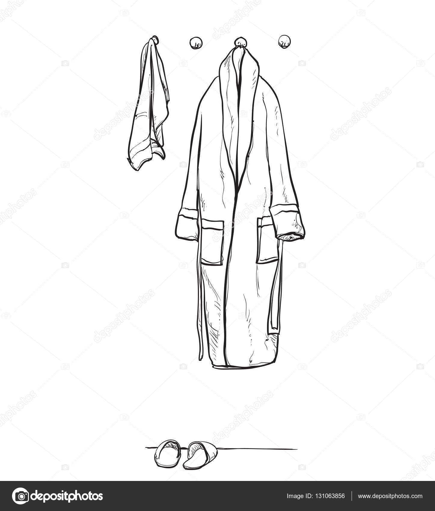 Bathrobe Drawing