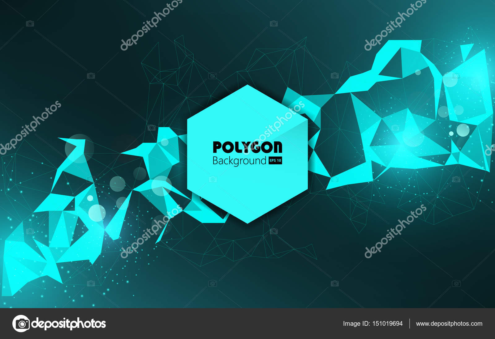Abstract polygon texture Stock Vector Image by ©Droidworker #151019694