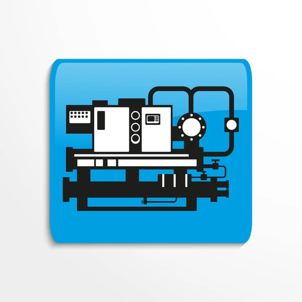 Industrial Equipment Machine Vector Icon Stock Vector Image by ...