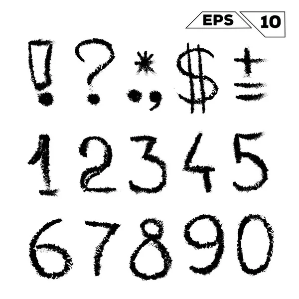 Numbers hand written — Stock Vector © yayayoyo #3281949