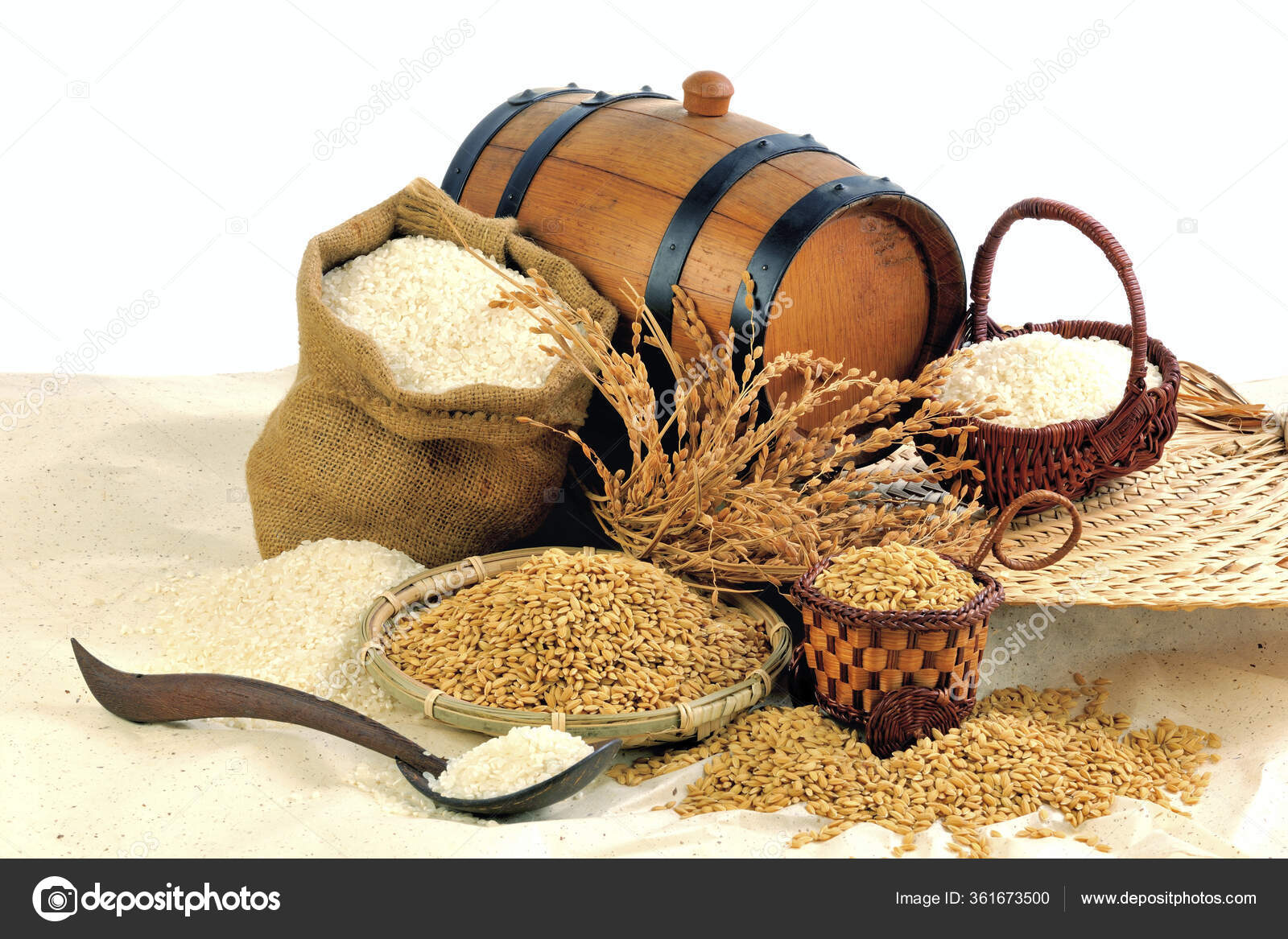 Rice Wheat Taiwan — Stock Photo © topphoto #361673500