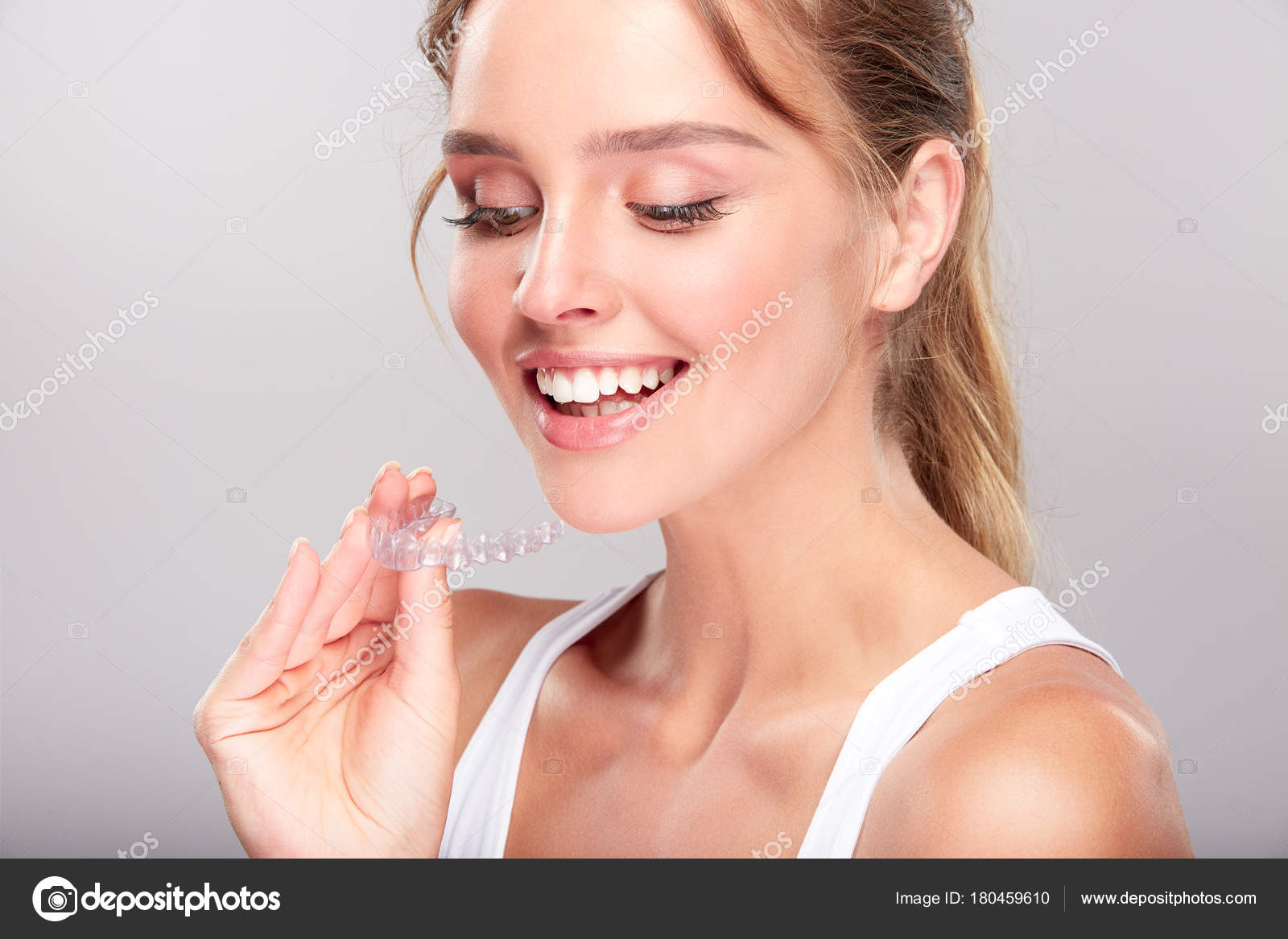 Model with false tooth Royalty Free Photo, Stock Image by © VelesStudio ...