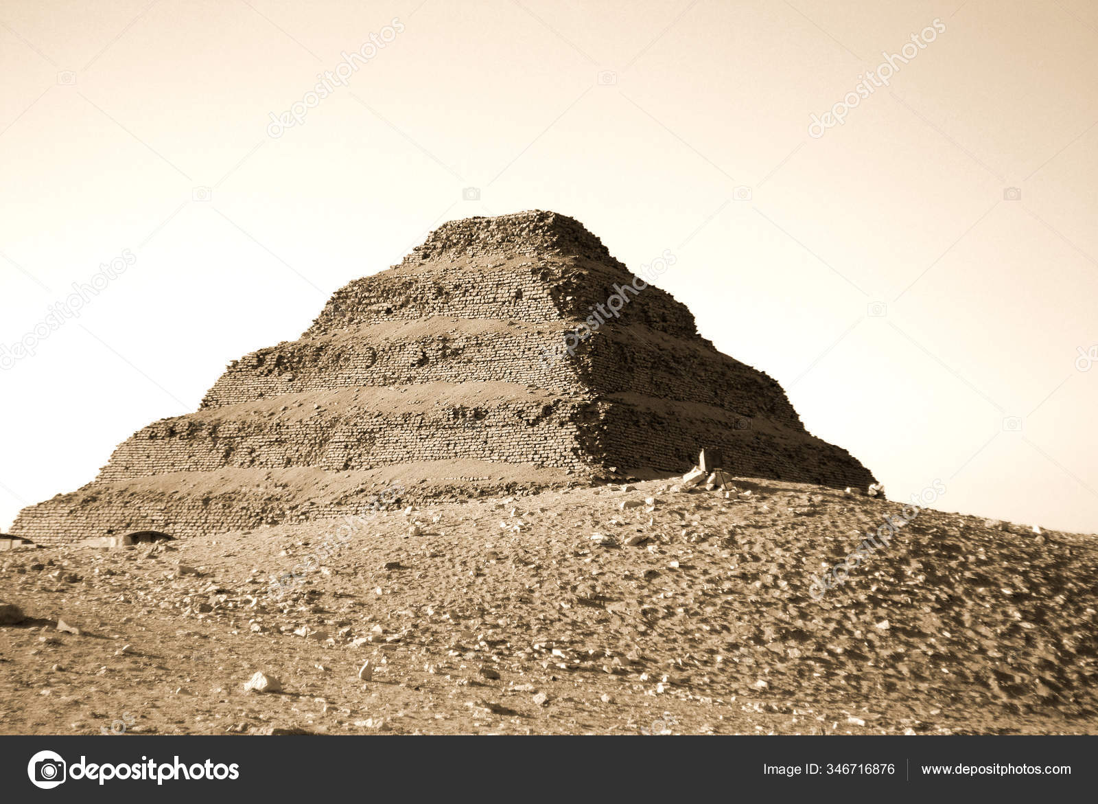 Saqqara Also Spelled Sakkara Saccara Vast Ancient Burial Ground Egypt ...