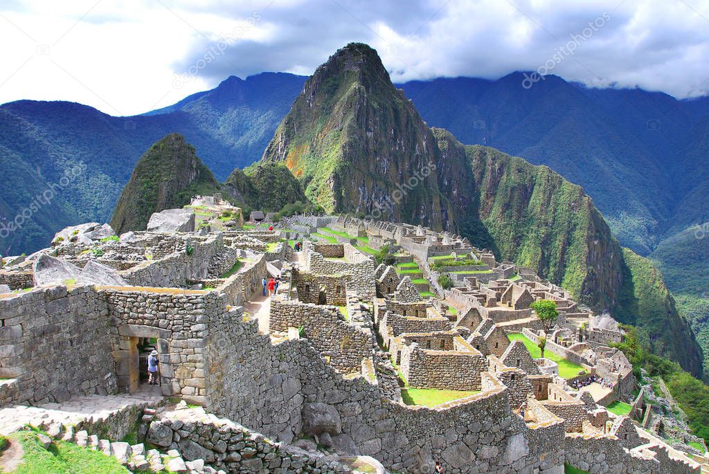 Machu Picchu o Machu Pikchu Quechua machu viejo, viejo, pirámide de ...