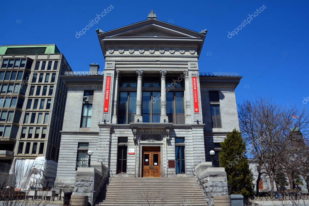 MONTREAL QUEBEC CANADA - 04 23 2020: Redpath Museum es un museo de ...