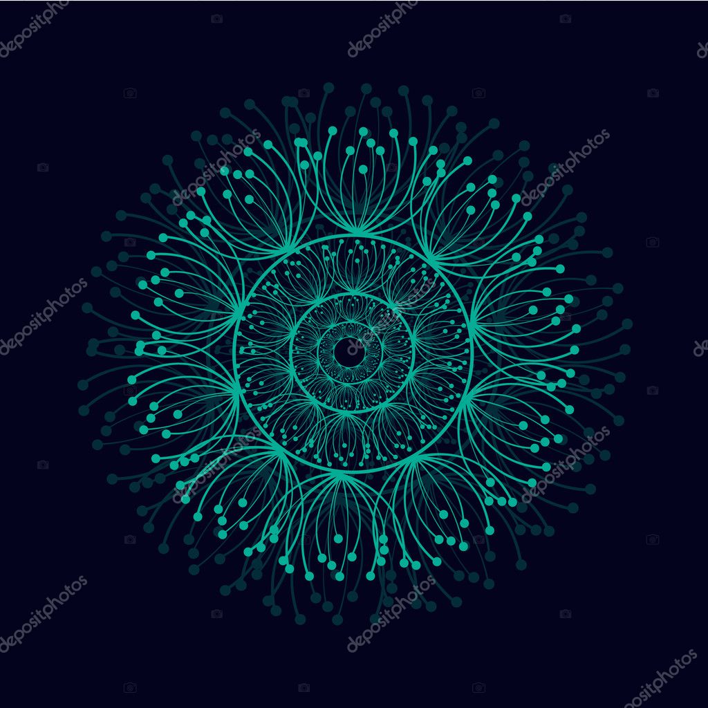 Abstract background. Vector beautiful circle — Stock Vector ...