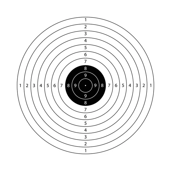 Shooting Range Target Template. Vector Stock Vector Image by ©dimair ...