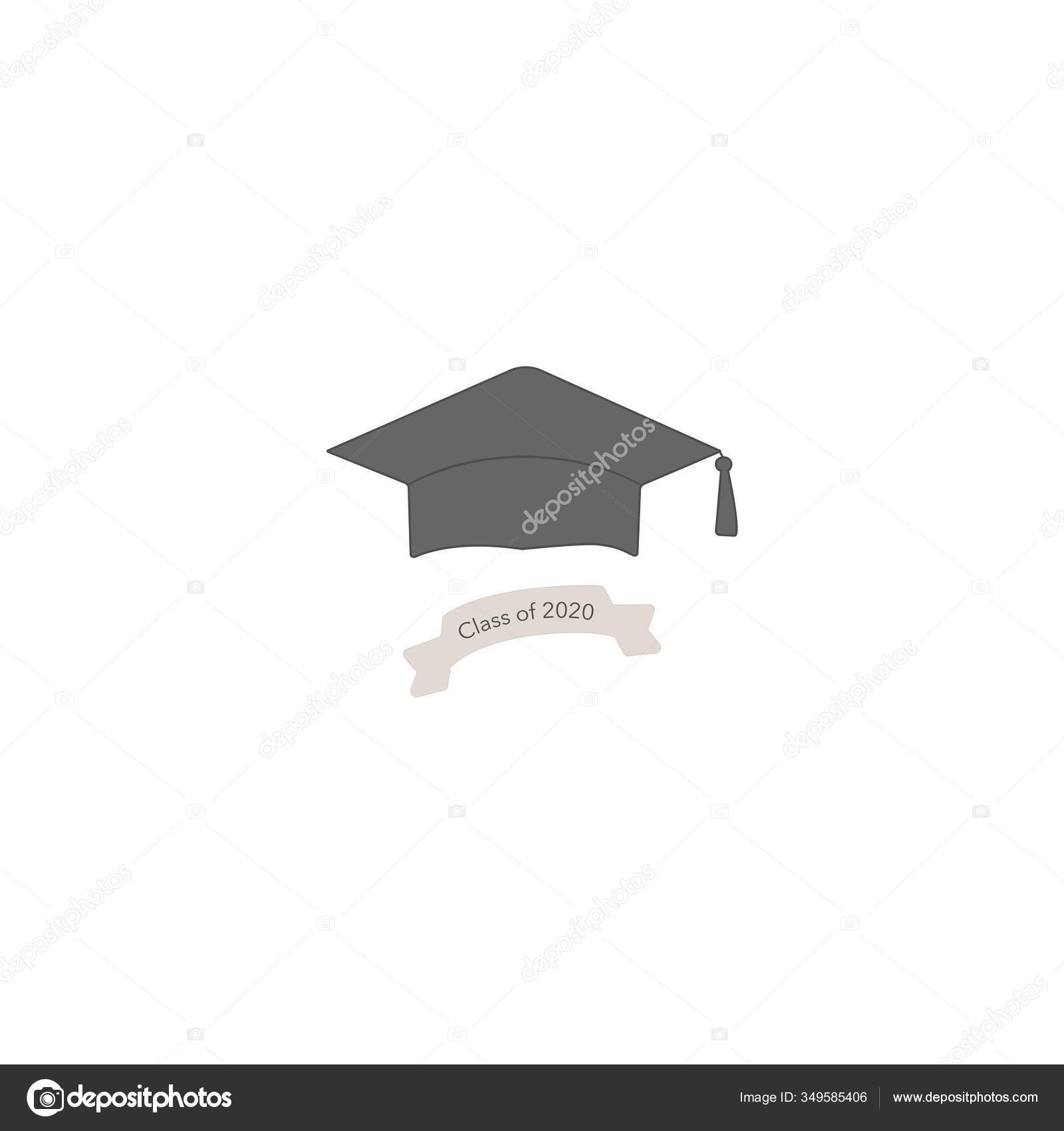 2020 Graduation Cap Clip Art Blue Graduation Hat Hi Res Stock