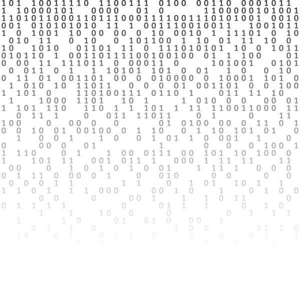 Binary code green and dark background with fireworks, digits on screen ...