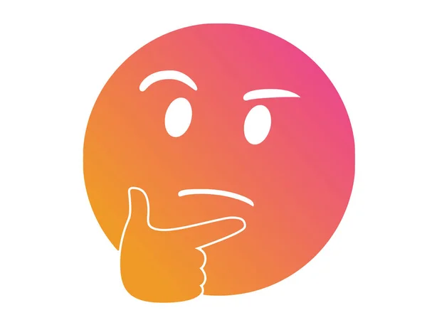 Clipart: ponder | Vector ponder emoticon — Stock Vector © yayayoyo ...