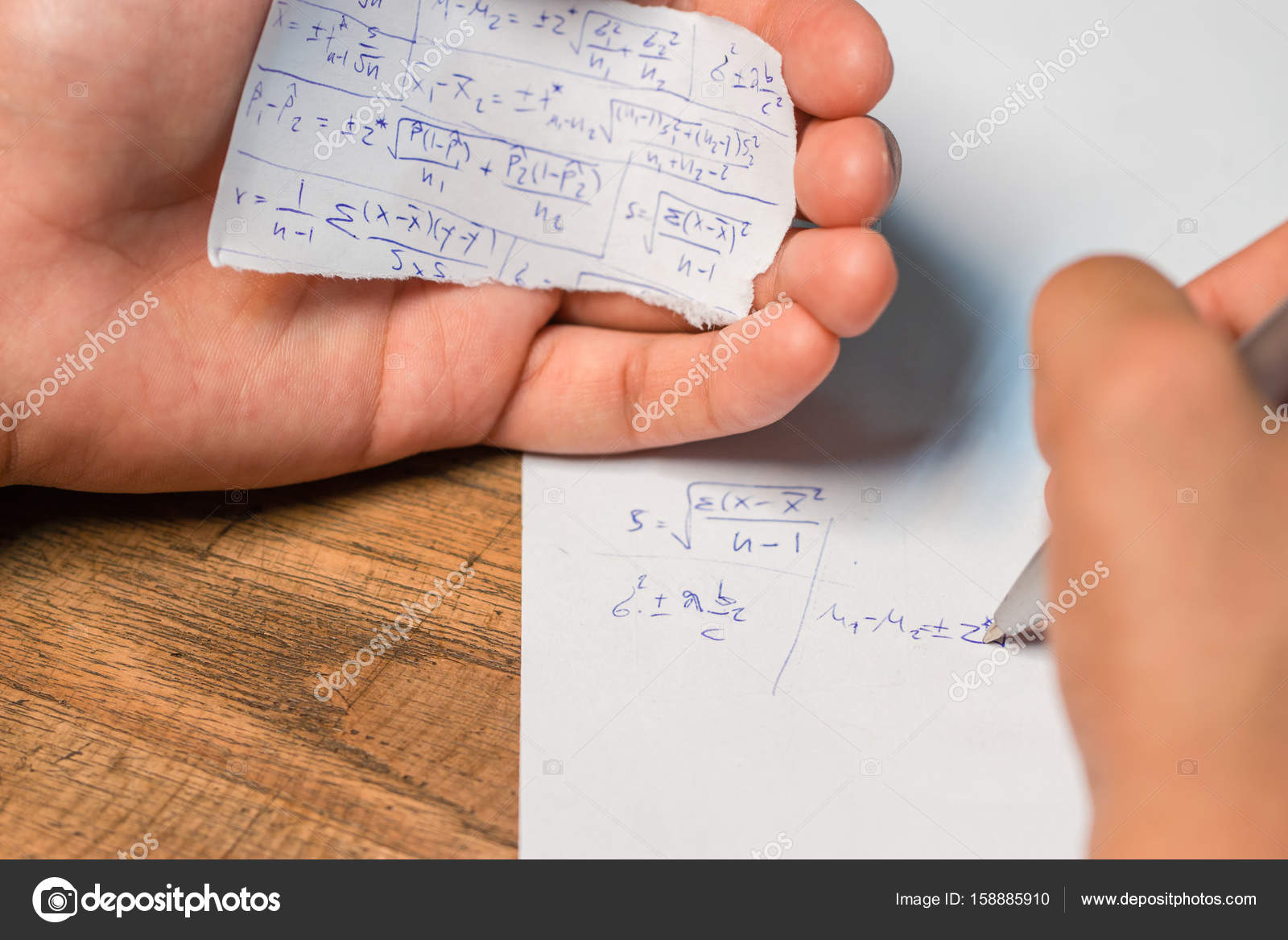 People Cheating On A Test