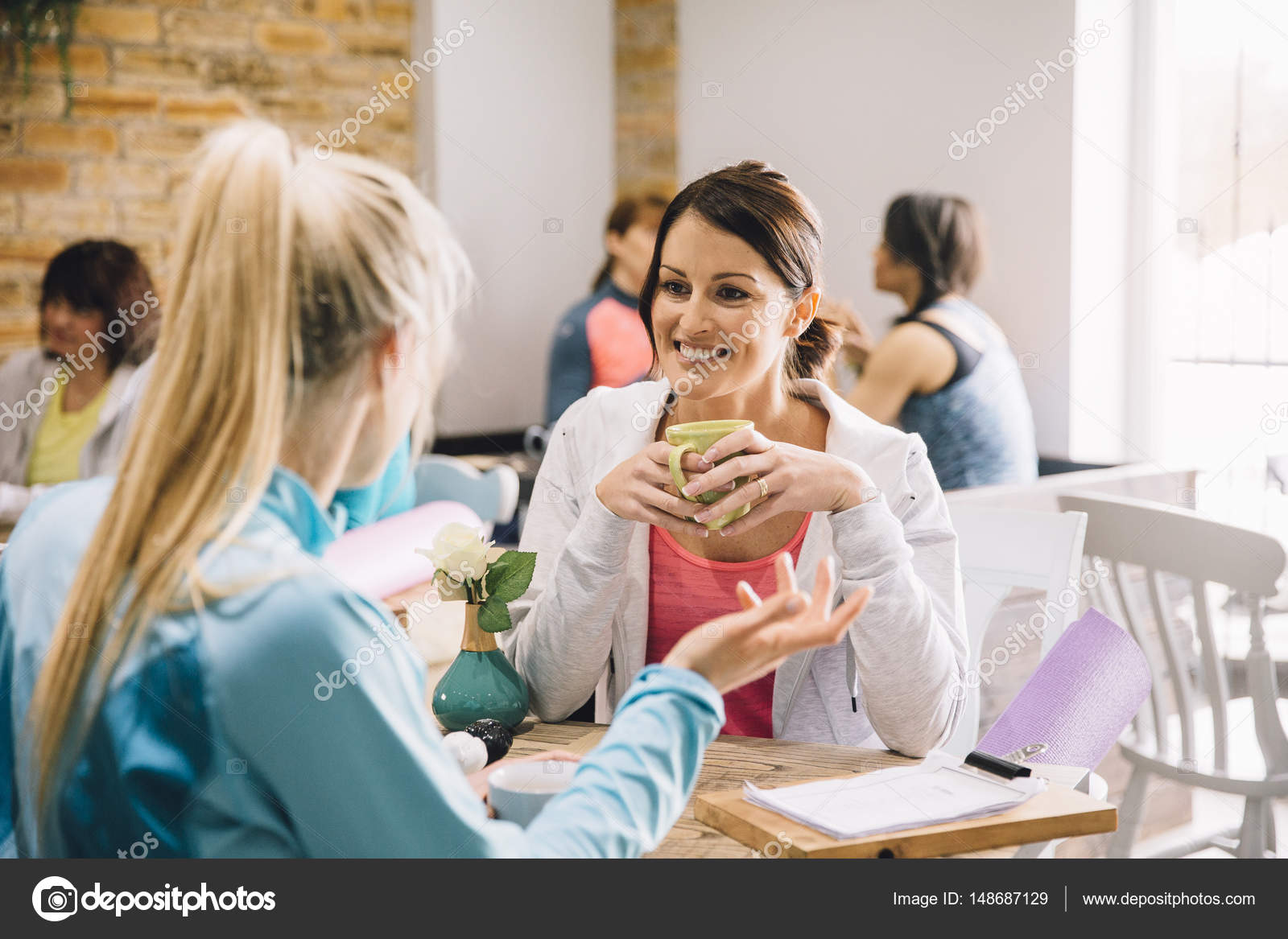 Catch Up Coffee — Stock Photo © DGLimages #148687129