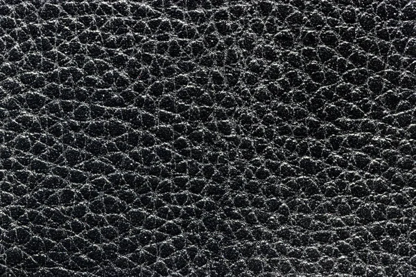 Black natural leather texture. - Stock Image - Everypixel