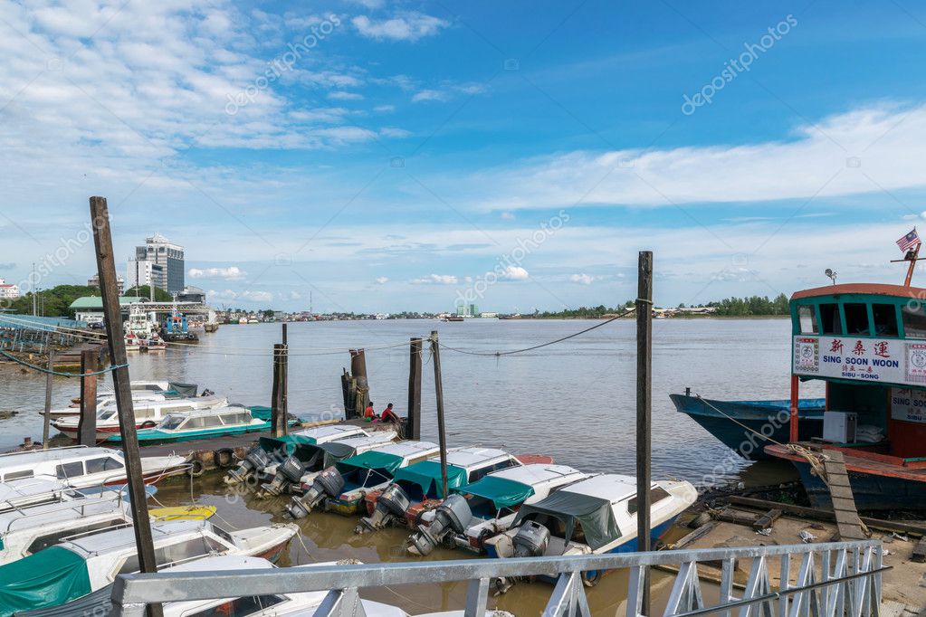 Marina speedboat at Rejang River – Stock Editorial Photo © etaphop ...