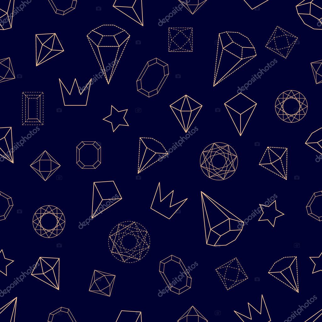 Formas geom tricas. Patr n vectorial sin costura abstracto con elementos isom tricos. 2024