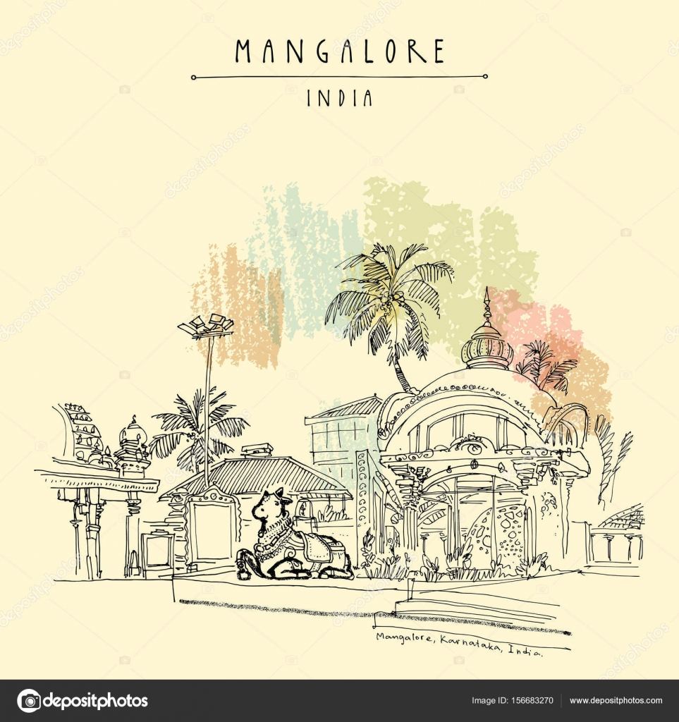 Mangalore, Karnataka, India. Stock Vector by ©babayuka 156683270