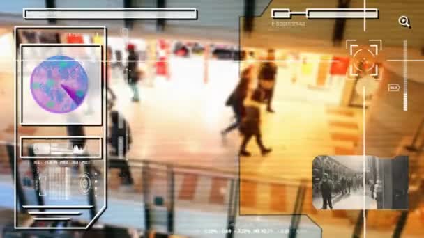 High Tech - Security Scan - Mall - people walking - Shopping Centre ...