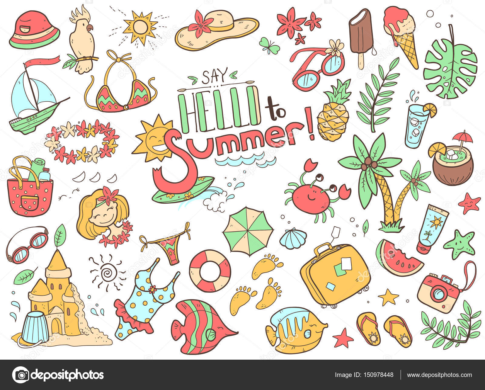 Fun summer doodles - havenfad