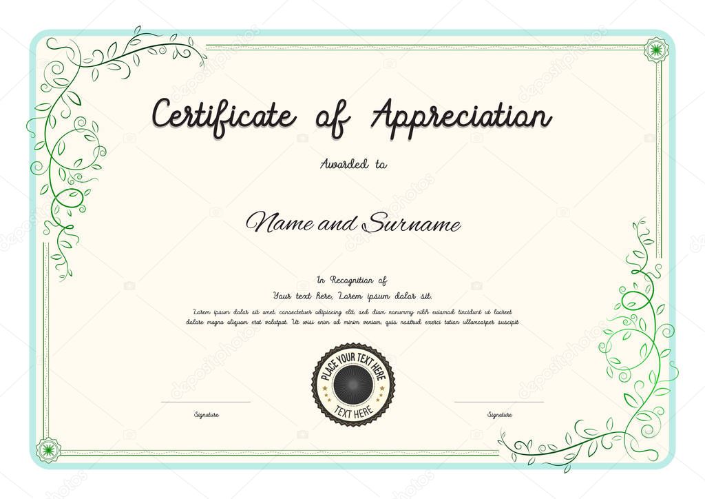 Diploma Elegant Editable En Word Certificados E Imprimibles En Word