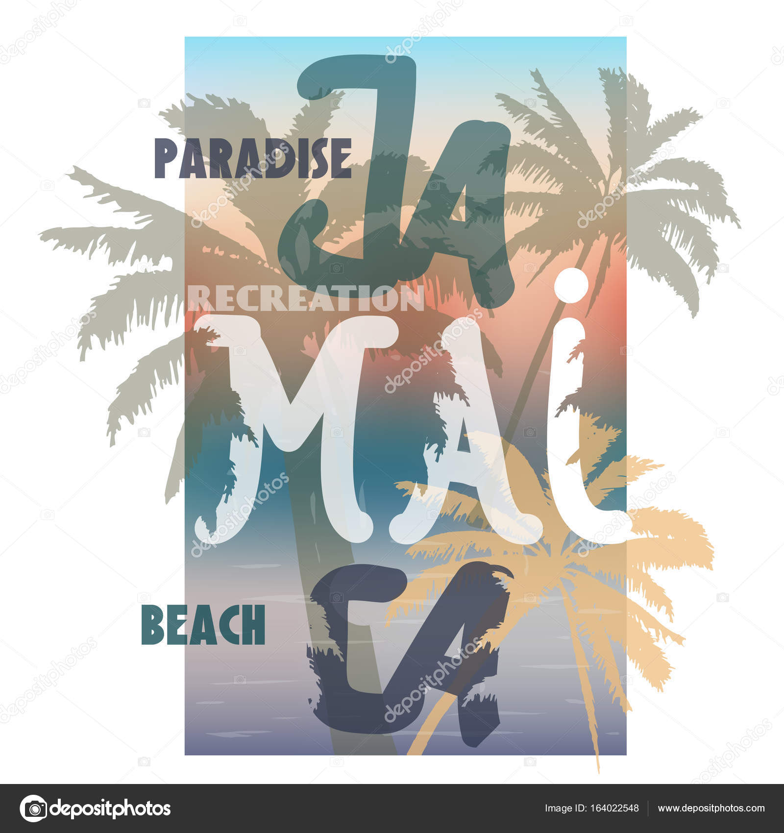 Palm and hand Font label for print T-shirt Stock Vector Image by ...