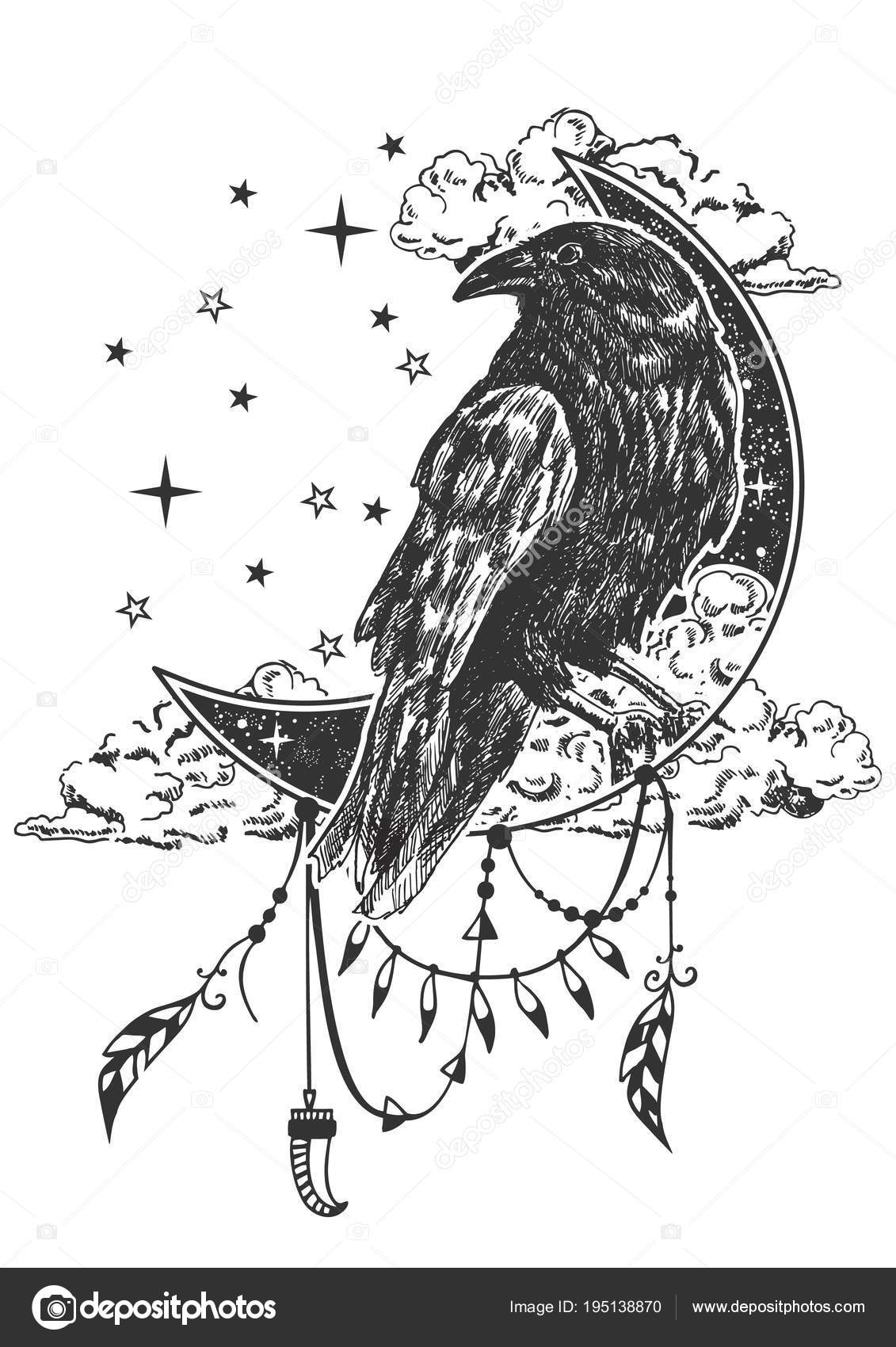 Evil Raven Tattoos 80 Beautiful Raven Tattoo Designs - Select Yours Today