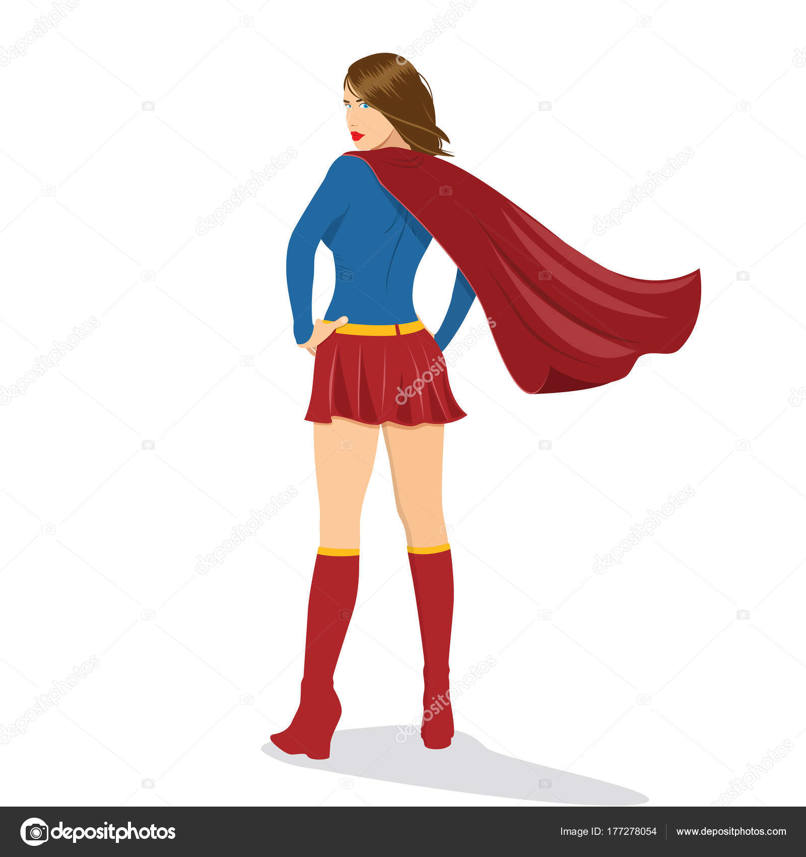 Superhero Cape Flowing