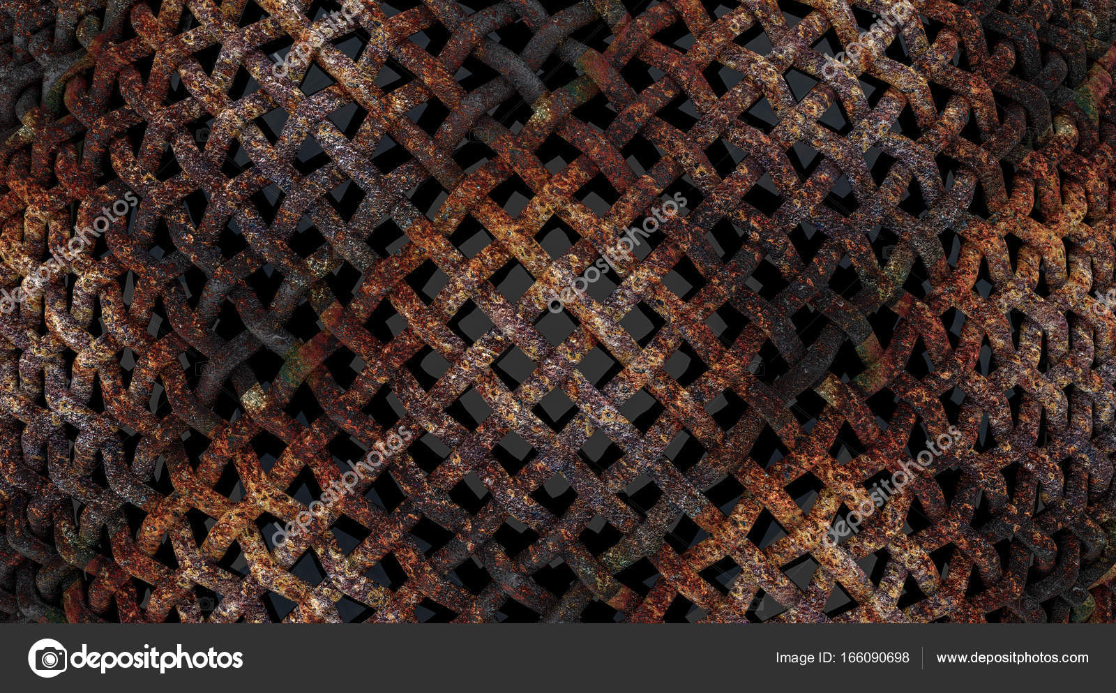 Rusty metal weave the net — Stock Photo © oatintro #166090698