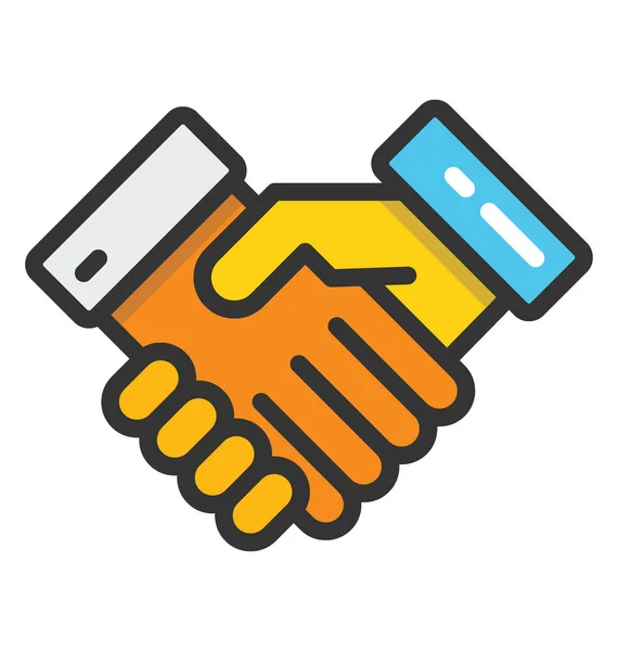 Partnership Flat Vector Icon Stock Vector Image by ©vectorsmarket ...