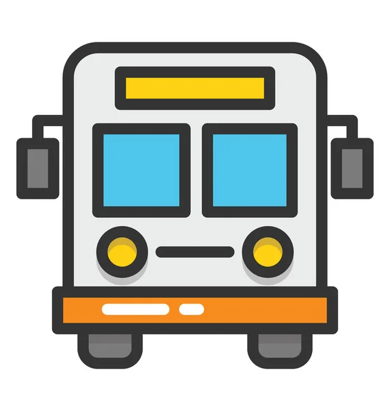 Public Bus Flat Vector Icon Stock Vector by ©vectorsmarket 182151200