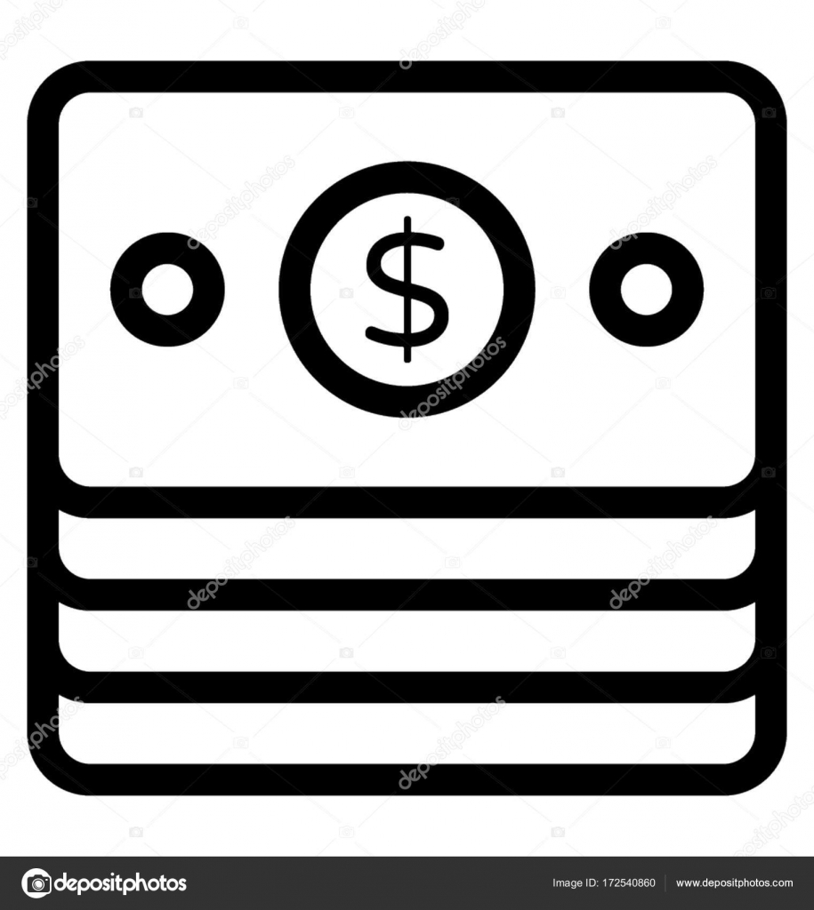 Billete Vector Icono Vector de stock #172540860 de ©vectorsmarket